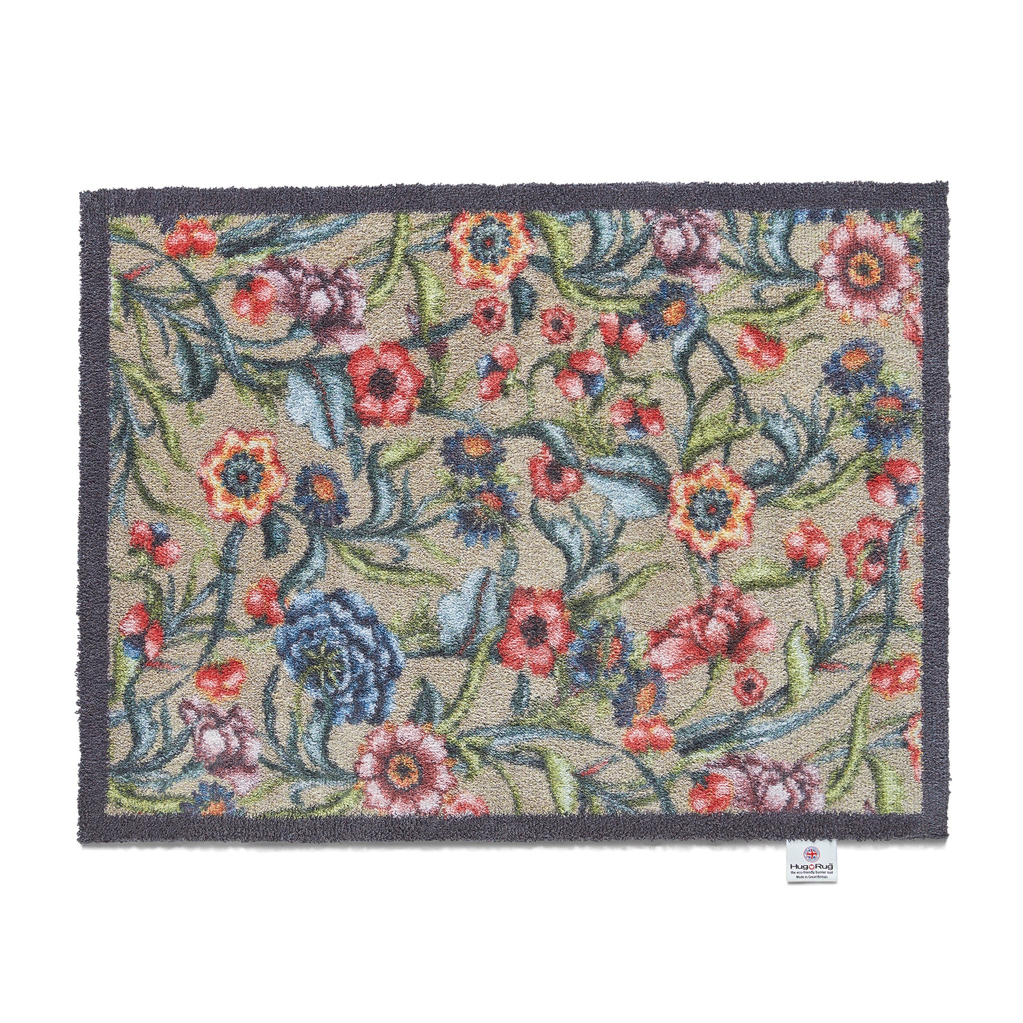Garden Multi Floral 2 Washable Doormat | Soft Doormat | Hug Rug