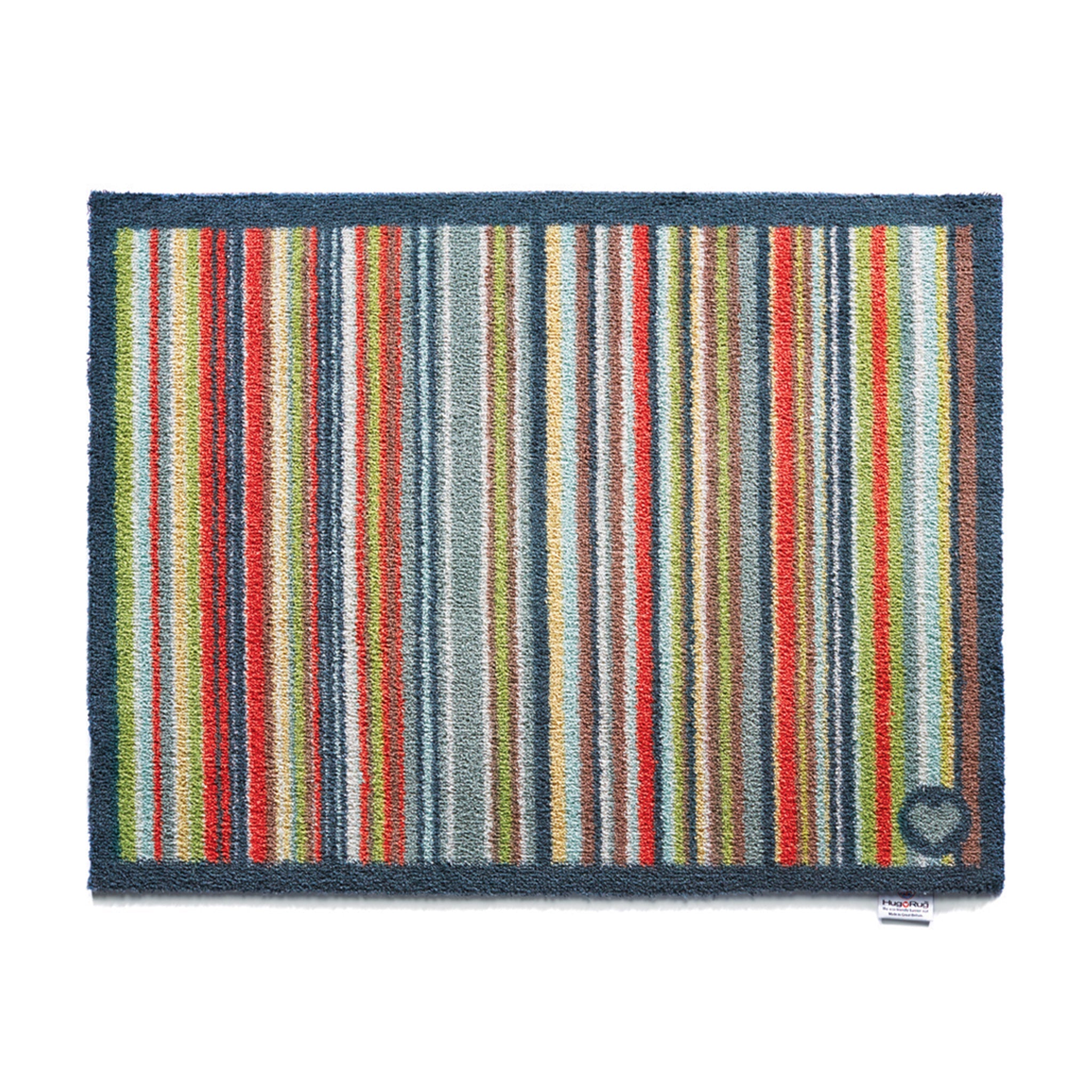 Stripe 32 Washable Doormat | Soft, Non Slip Doormat | Hug Rug